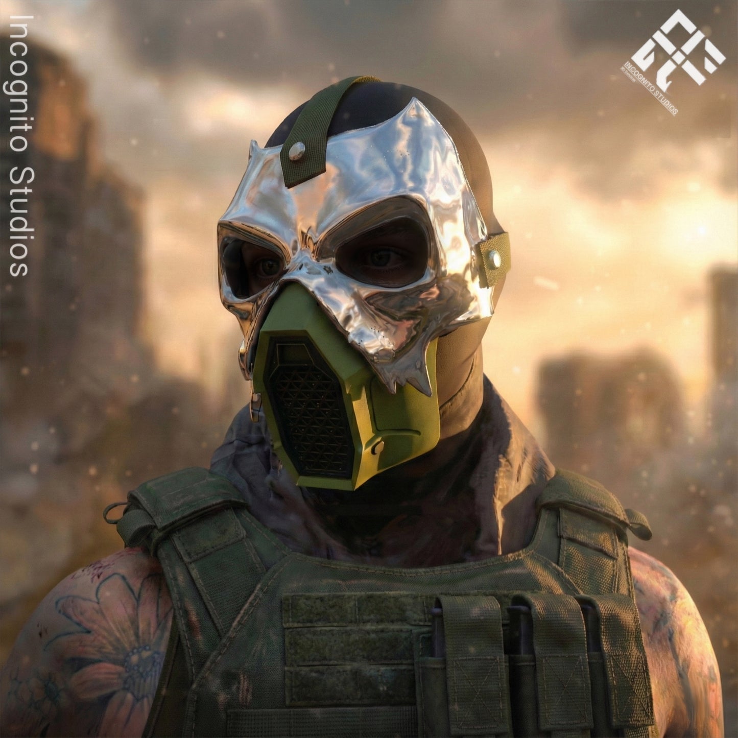 Metal Phantom Gas Mask – Incognito Studios